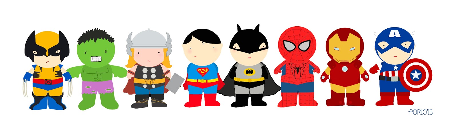 Mini super heroes - Imagui