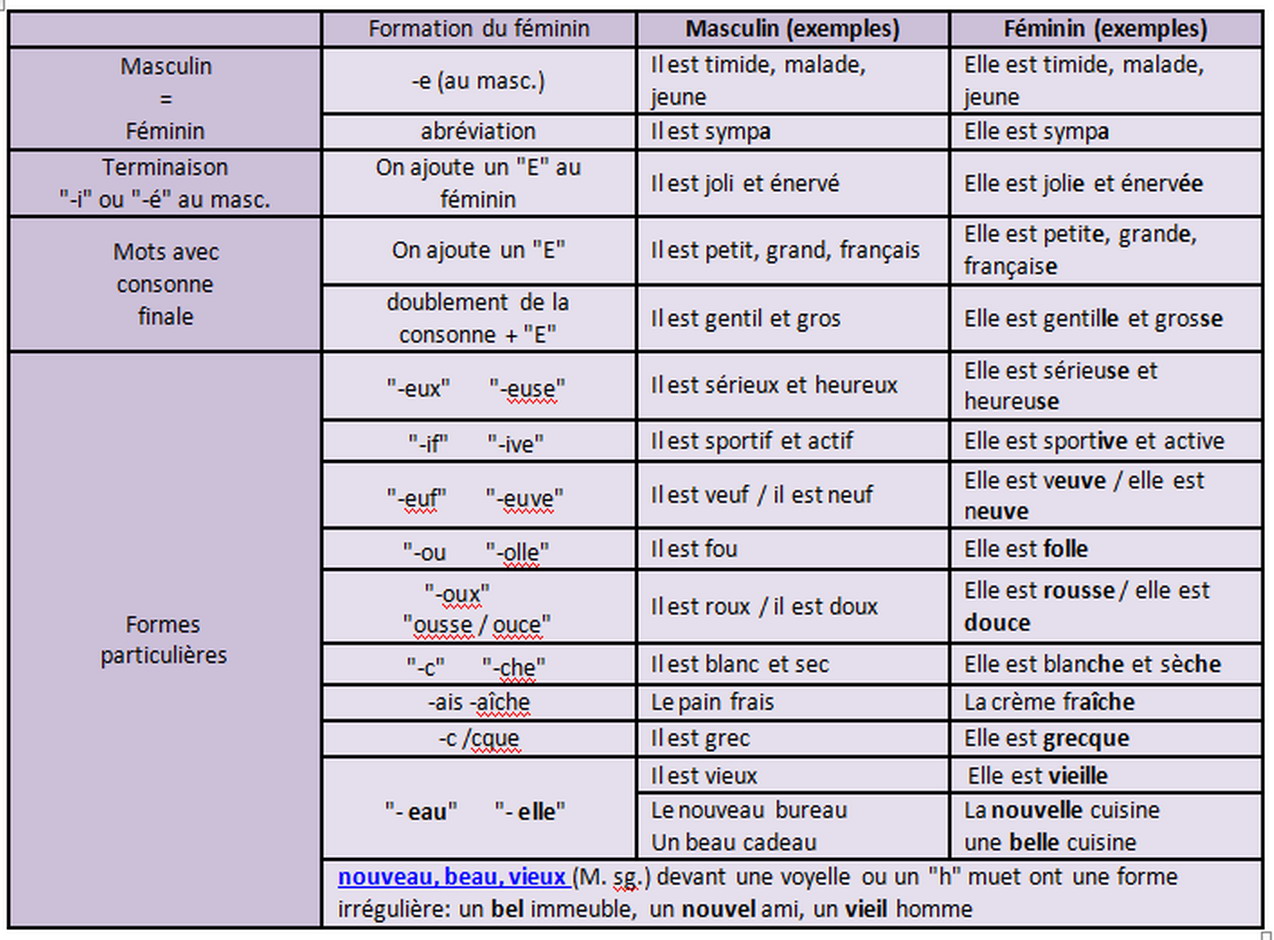 Français - Mind Map