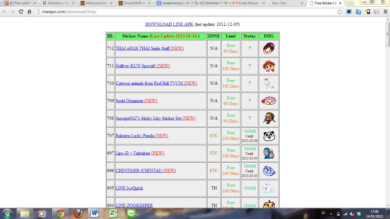 Cara Mendapatkan Sticker LINE di Android | tigamenit