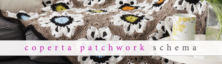 Relasé: Coperta patchwork all'uncinetto - schema gratis