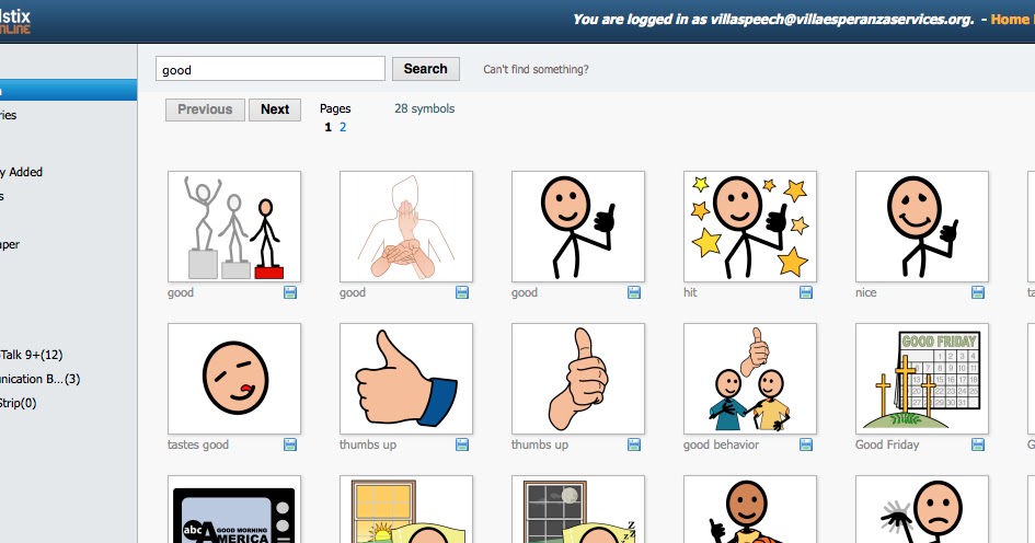 SCAAC-N: Creating Visual Supports with SymbolStix Online