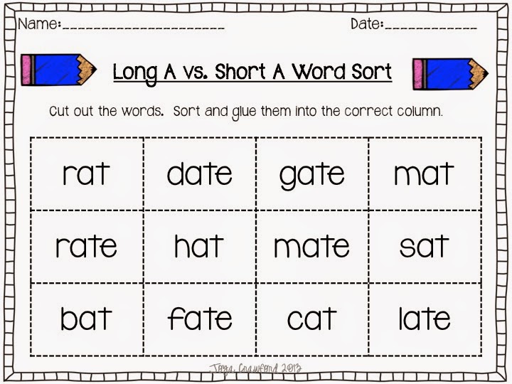 The Best of Teacher Entrepreneurs: Language Arts Lesson "Short Vowel Vs ...