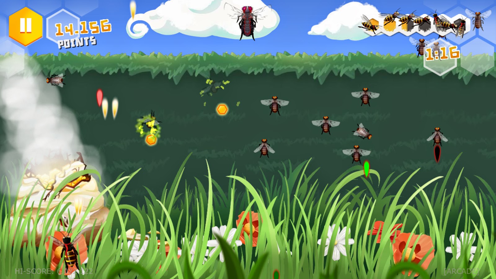 Beekyr : Eco Shoot'em up Windows, Mobile, iOS, iPad, Android, AndroidTab, AndroidConsole game ...