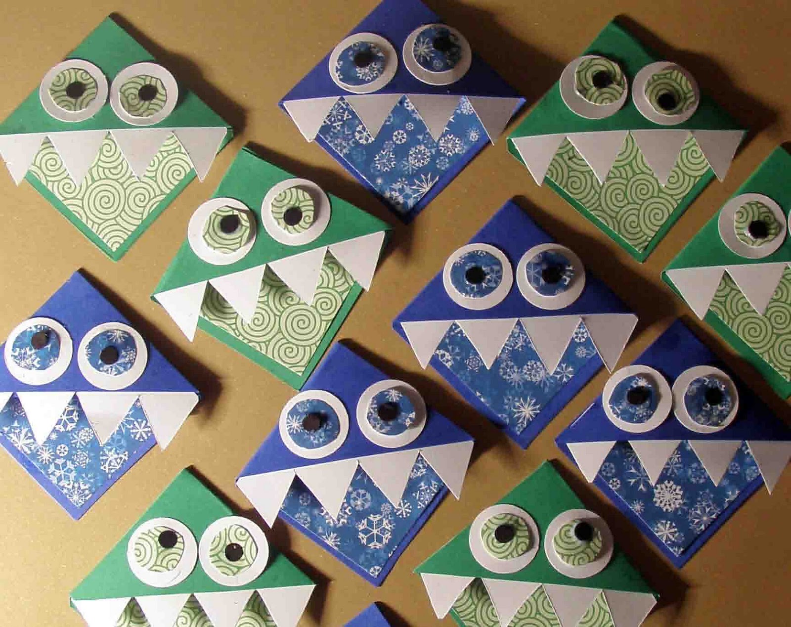 Crack Of Dawn Crafts Monster Bookmark Paper Craft crack-of-dawn-crafts-monster-bookmark-paper-craft