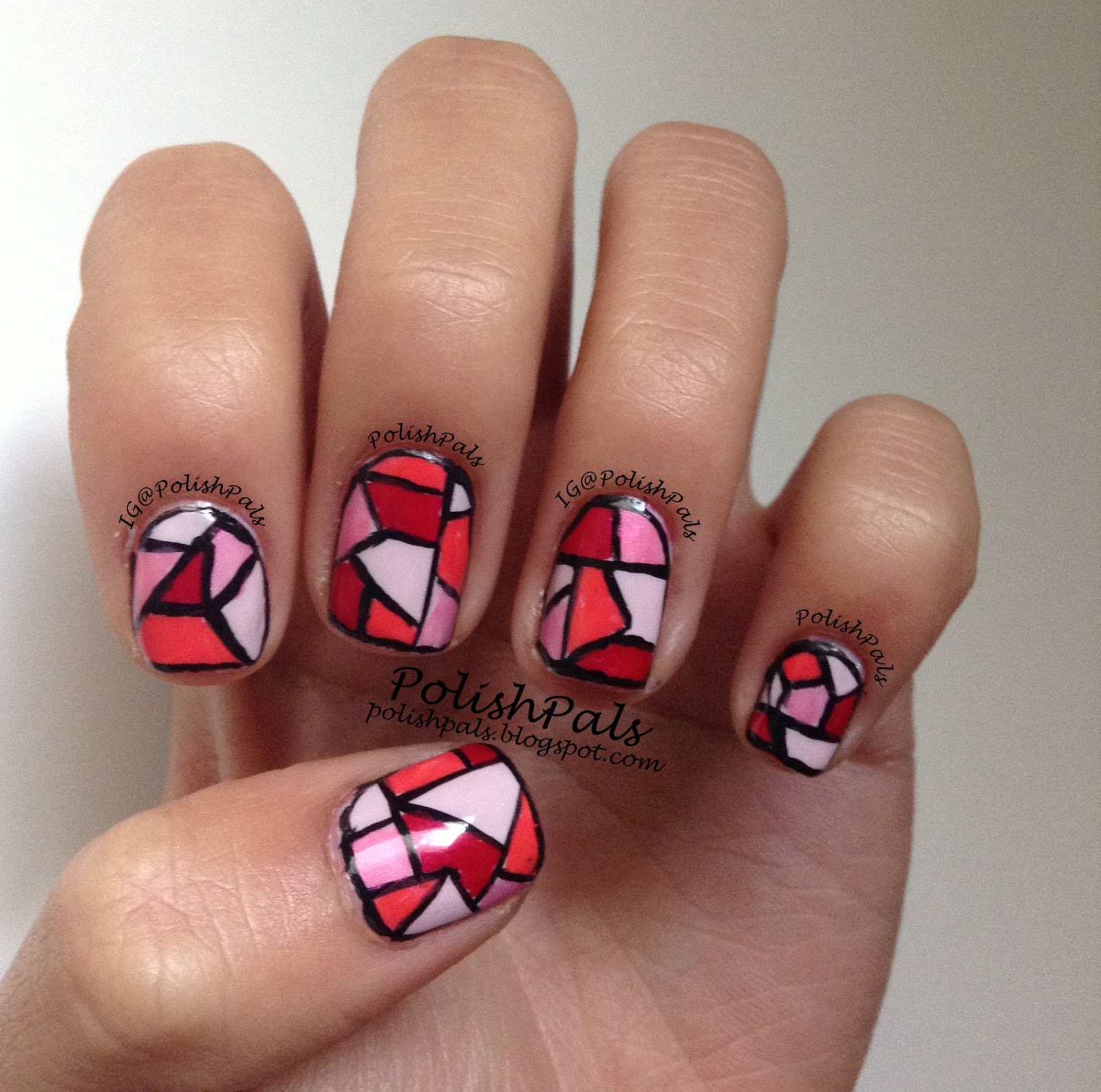 Polish Pals Pink Stained Glass Nails polish-pals-pink-stained-glass-nails