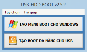 Phần Mềm Hay Dùng: USB-HDD BOOT v2.5.2 - DOWNLOAD