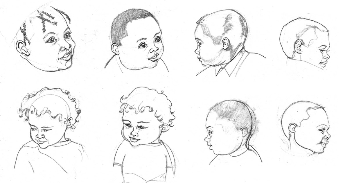 Lineandwash Children s Faces lineandwash-children-s-faces