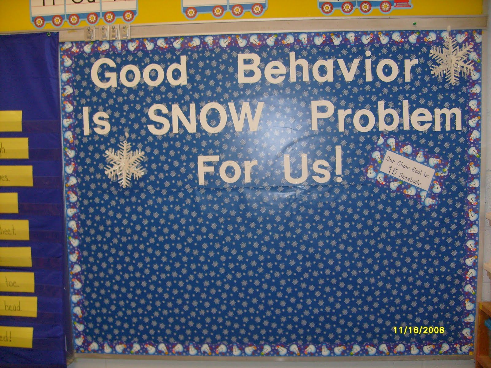 January Behavior Board - Miss DeCarbo