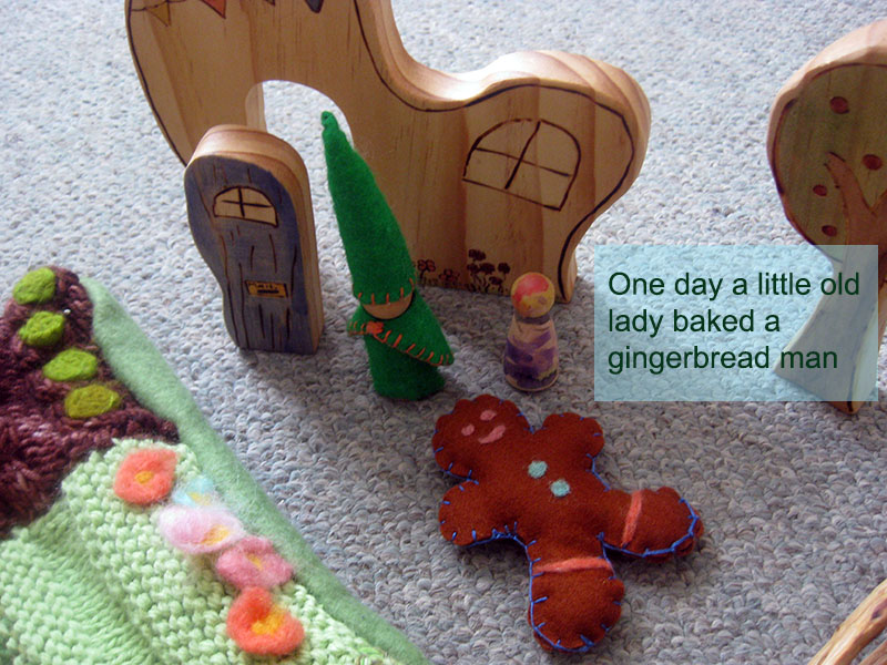 The Gingerbread Man ~ Happy Whimsical Hearts