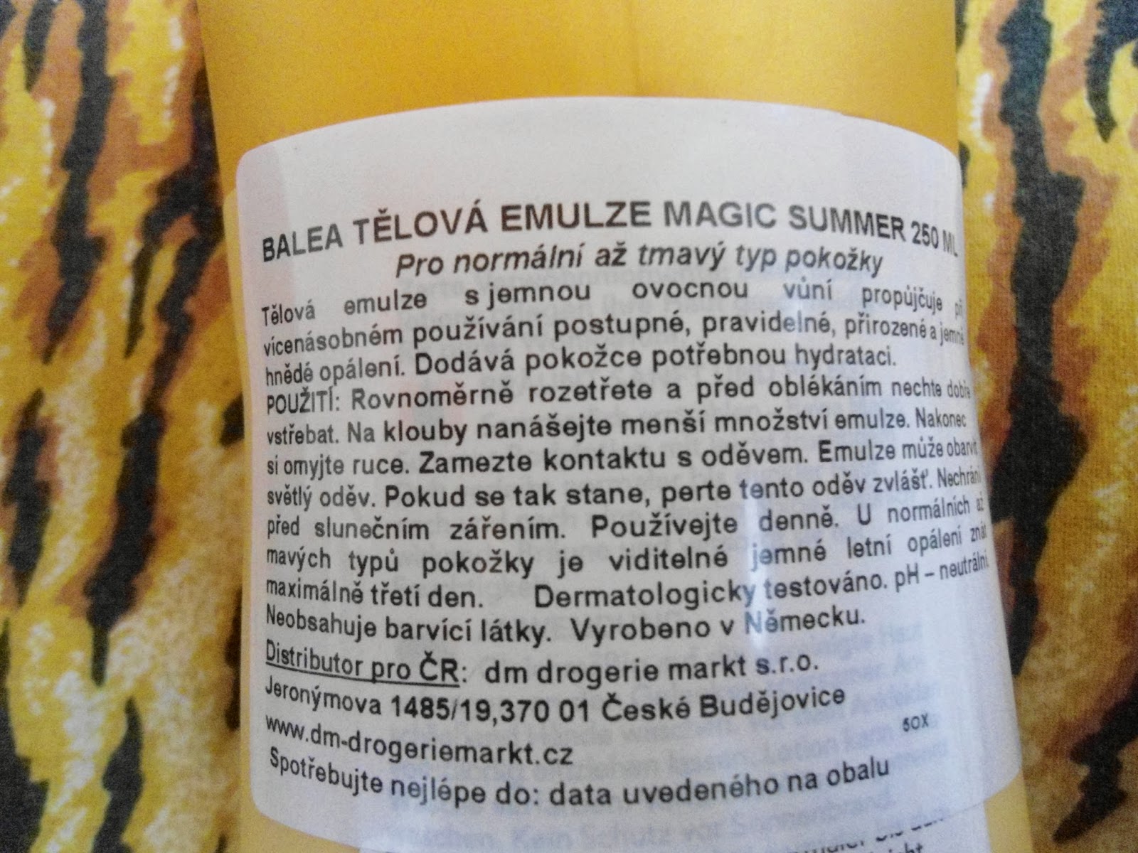 Underground Sue: Samoopalovací krém : BALEA