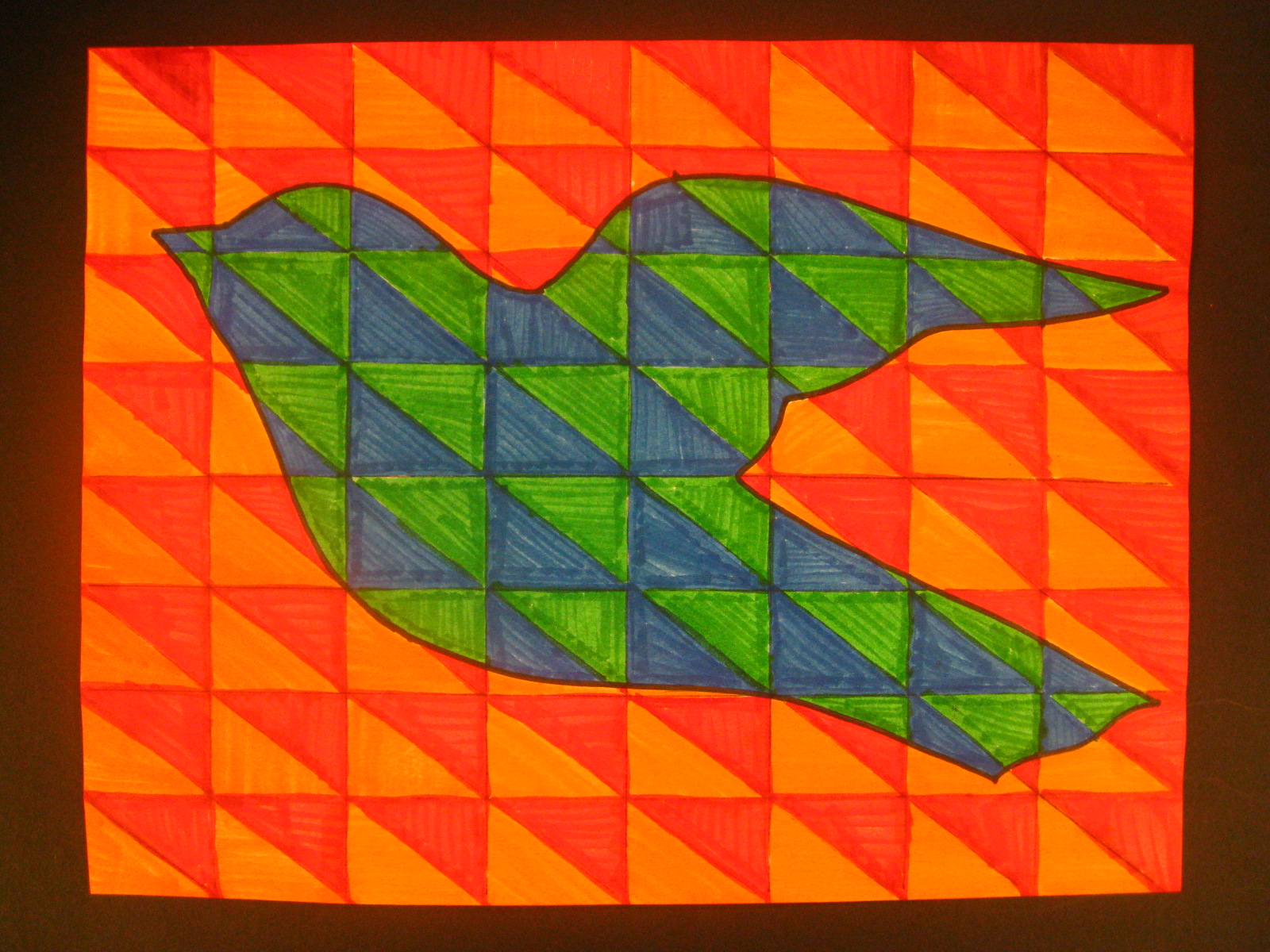 Let's Be Art Smart!: 3rd Grade- Warm vs. Cool Color Silhouettes