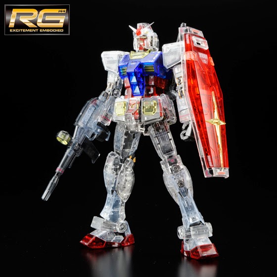 GUNDAM GUY: P-Bandai Exclusive: RG 1/144 RX-78-2 Gundam Clear Color Ver. [The Art of Gundam ...