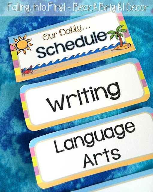 Beach Bright Classroom | Falling into First