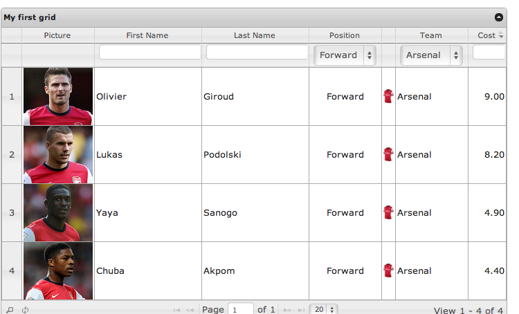 keithxm23: How to add images inside rows in jQgrid keithxm23: How to add images inside rows in jQgrid