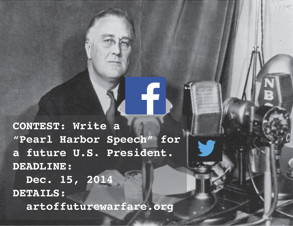 Red Bull Rising: Contest: Write a 'Pearl Harbor Speech' for Year 2041