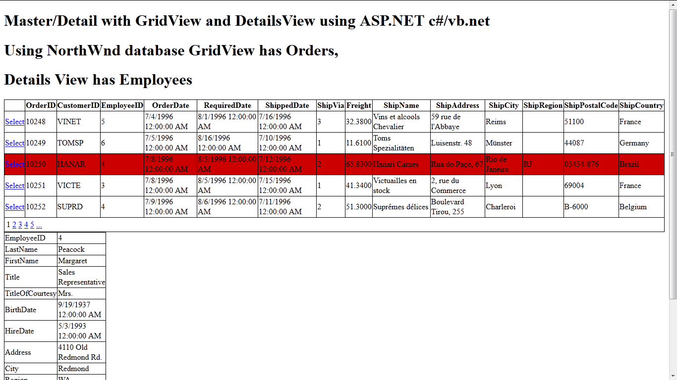ASP.NET 4 TUTORIALS: master detail using gridview and detailsview ASP ... ASP.NET 4 TUTORIALS: master detail using gridview and detailsview ASP ...