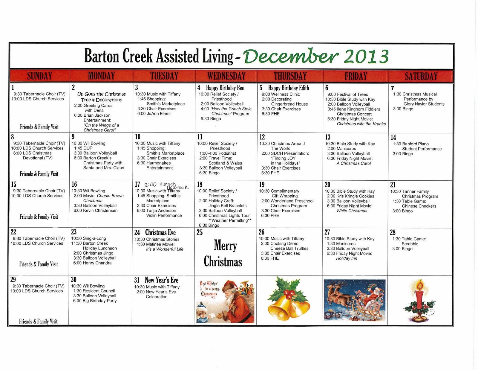 Barton Creek Assisted Living December 2013 Activities Calendar barton-creek-assisted-living-december-2013-activities-calendar