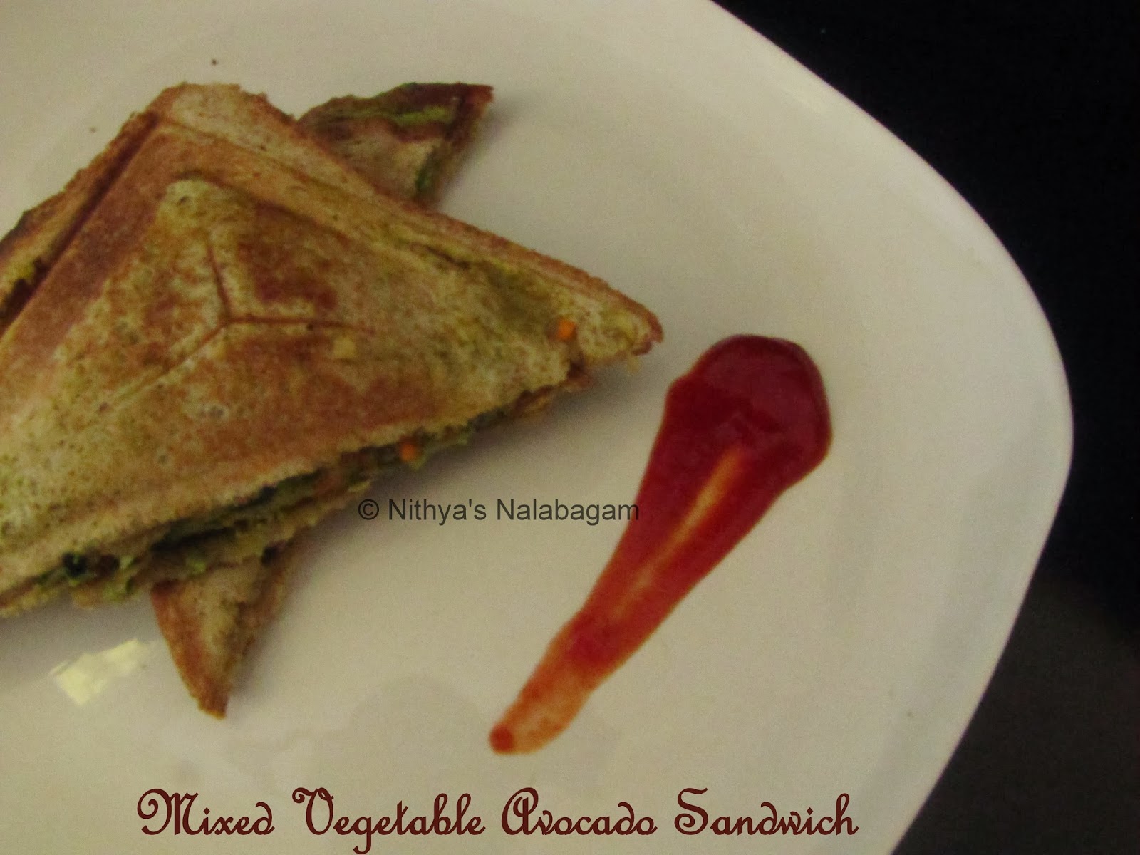 Mixed Vegetable Avocado Sandwich |Nithya's Nalabagam Mixed Vegetable Avocado Sandwich |Nithya's Nalabagam