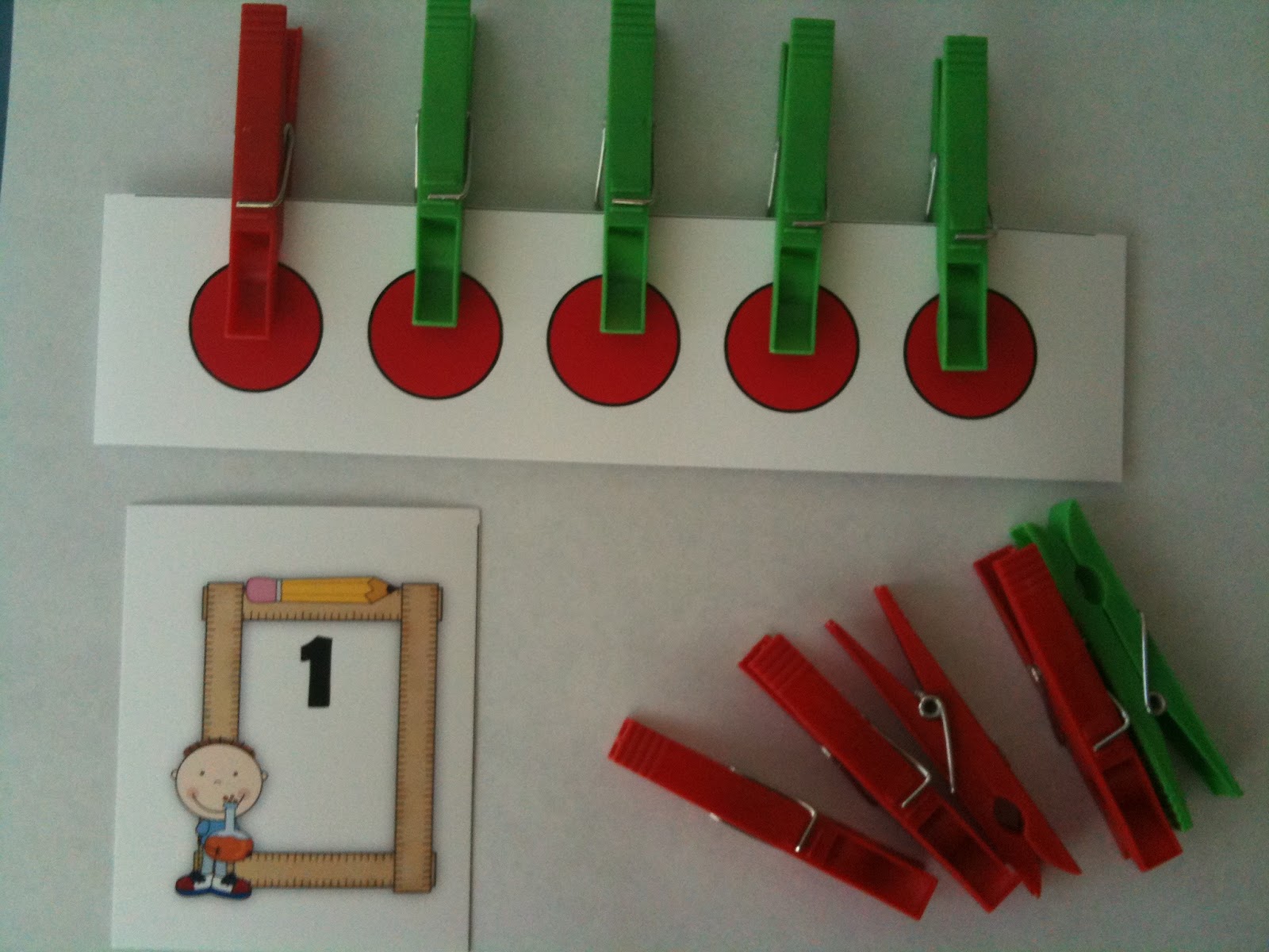 Simply Centers: Clothespin Counting
