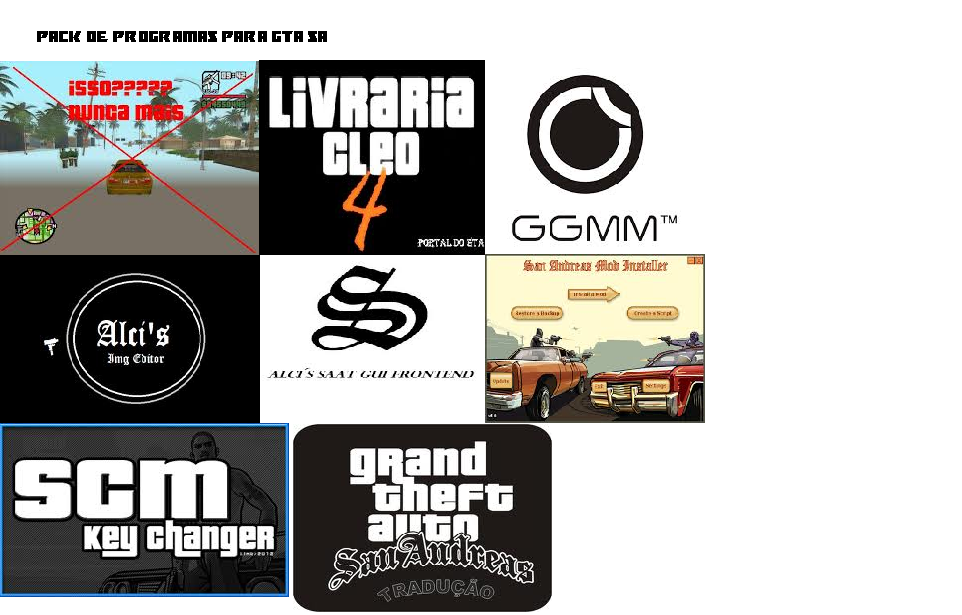 Mods Central:GTA_SA: Pack de programas para GTA SA