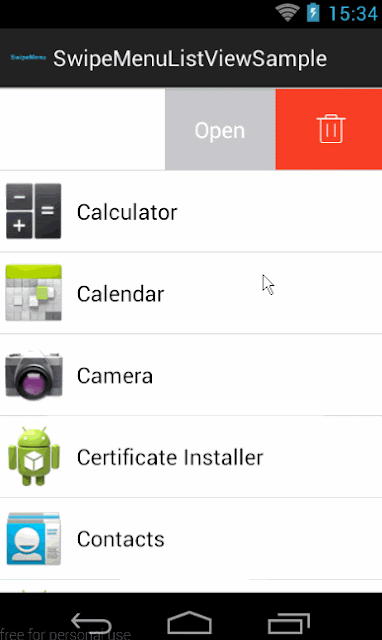 how to implement swipe android listview item example code | CodeWorld55 how to implement swipe android listview item example code | CodeWorld55