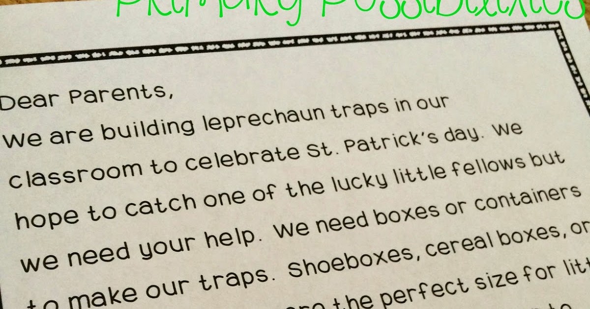 Primary Possibilities: Lucky Leprechauns and a Freebie!