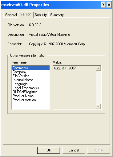Breaking MSVBVM60.DLL | TRY
