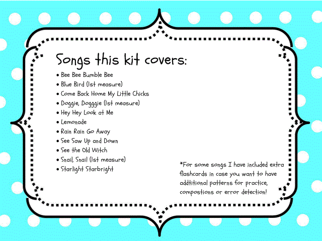 Kodaly Inspired Classroom: Sol- Mi Flashcards, Bundle and a Sale!