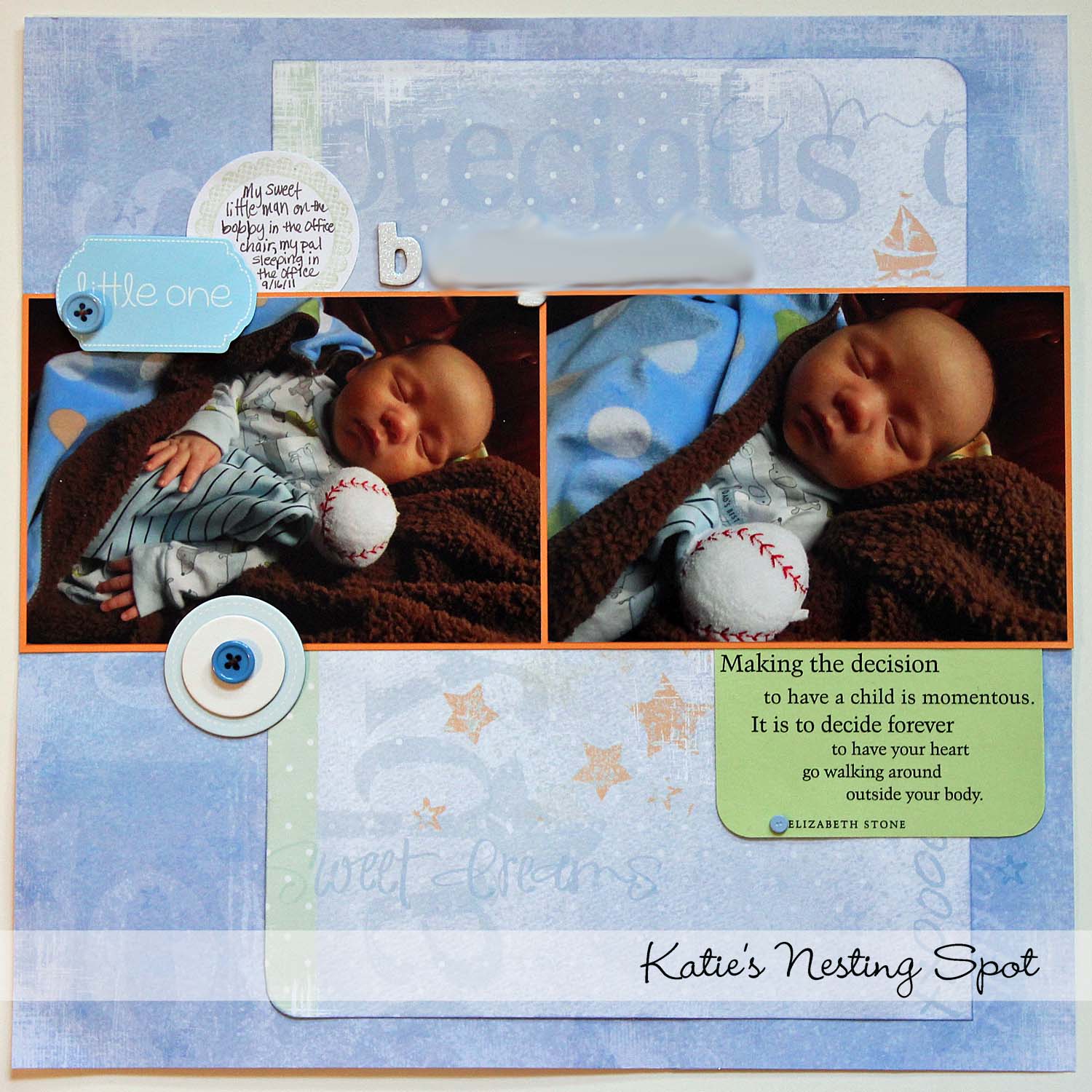 Katie s Nesting Spot Baby Boy Scrapbook Pages Using Double Sided katie-s-nesting-spot-baby-boy-scrapbook-pages-using-double-sided