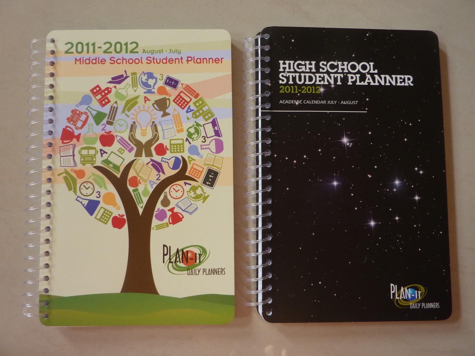 Plannerisms: 2011-2012 Plan-It Middle School and High School planners