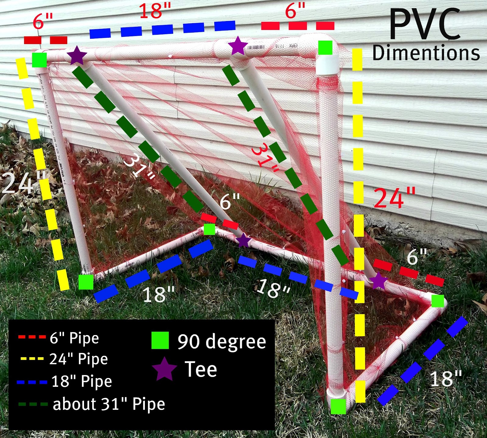 Cheap And Easy DIY PVC Pipe Soccer Goal Six Sisters Stuff cheap-and-easy-diy-pvc-pipe-soccer-goal-six-sisters-stuff