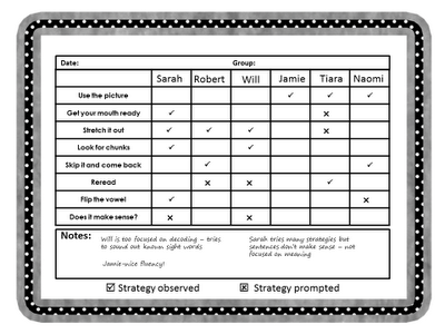 Tracking Reading Strategies - Teaching in Progress