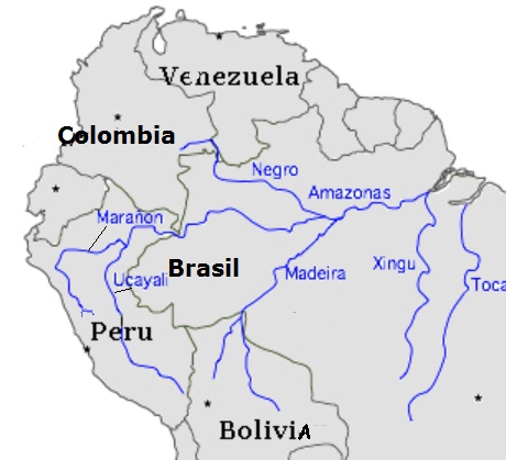 Maranon River Map