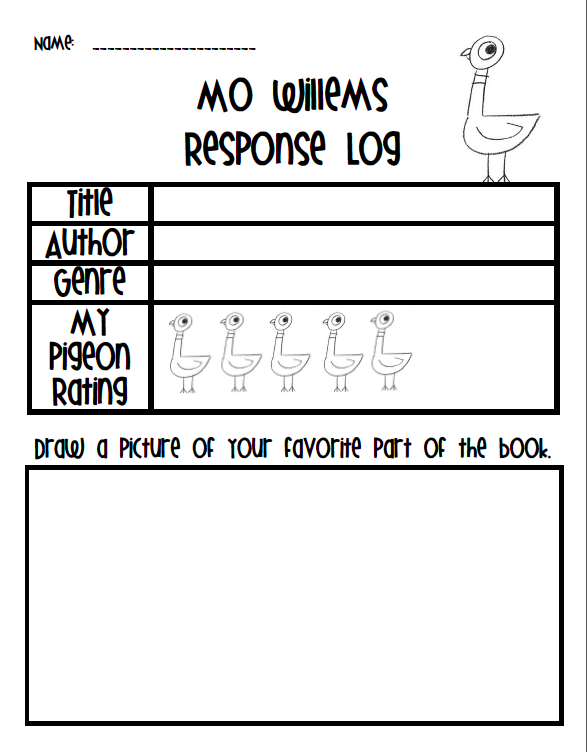 All About Mo Willems! ~ Mrs.Wideen's Blog