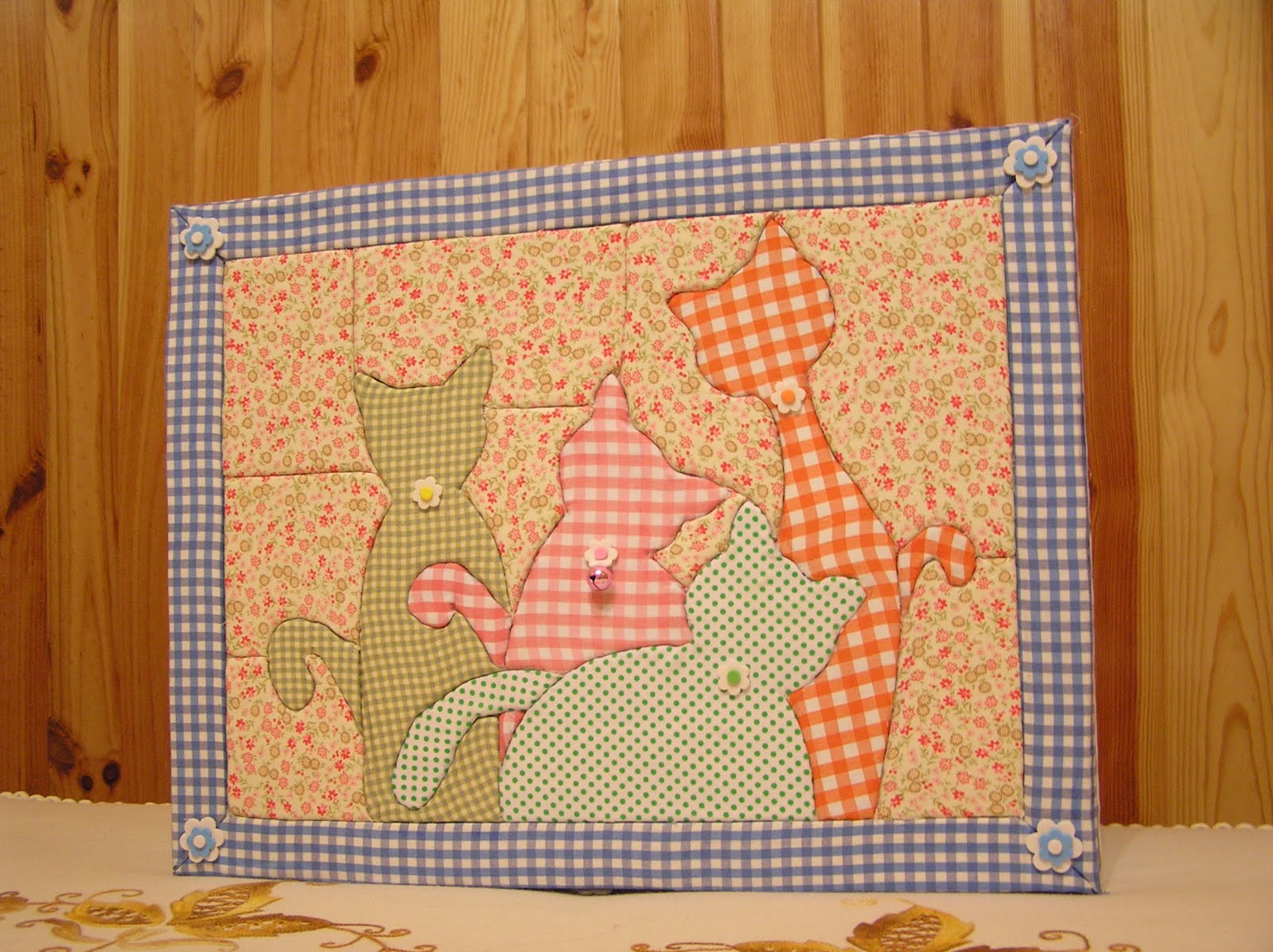 Cuadros patchwork embutido - Imagui