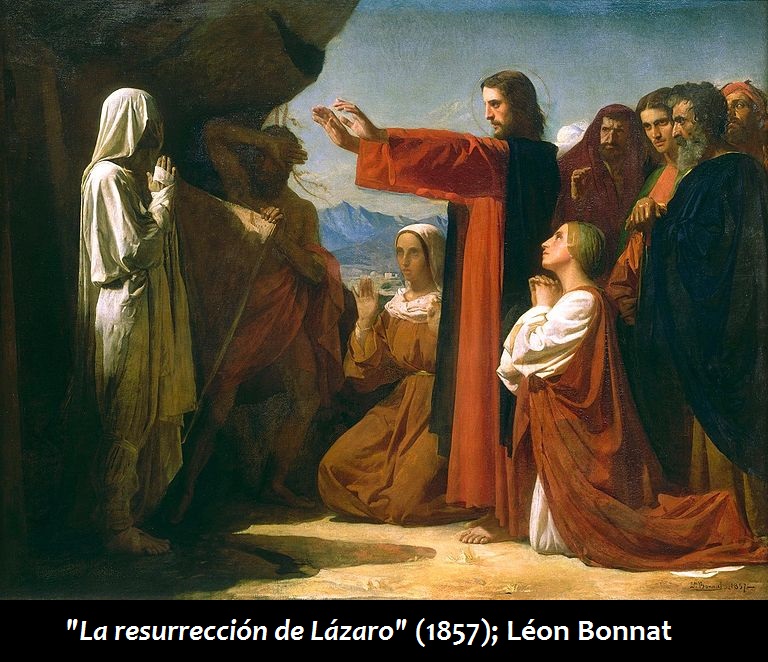 Arte Bíblica: La resurrección de Lázaro