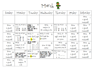 Homework Calendars and a FREEBIE | Mrs. Black's Bees