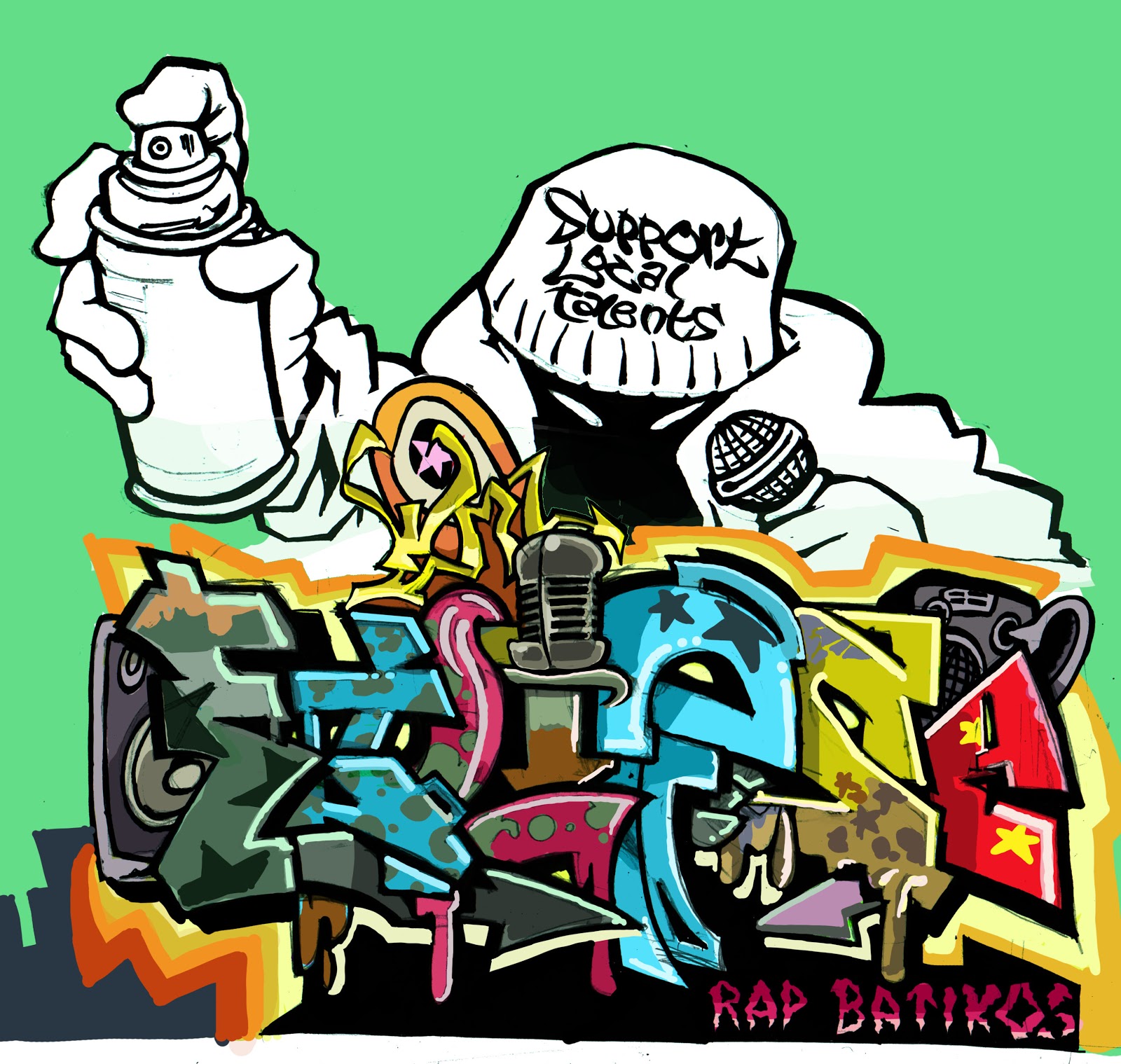 Imagenes de graffitis de rap - Imagui