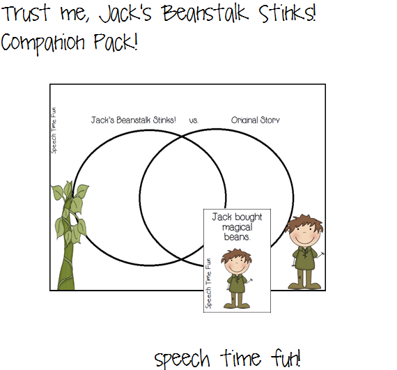 Trust me, Jack’s Beanstalk Stinks! Companion Pack! - Speech Time Fun ...