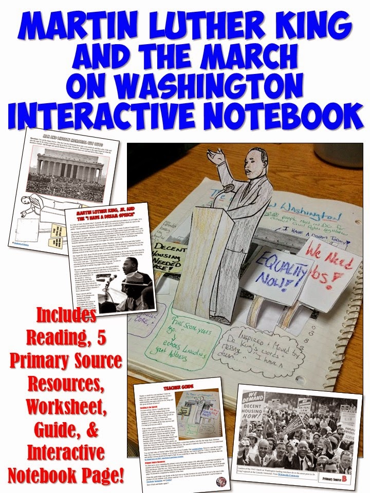 Students of History: Martin Luther King "I Have a Dream" Worksheet ...