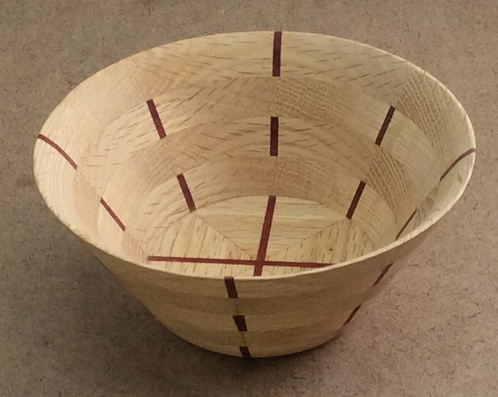 Scroll Saw Bowls: Face grain segmented bowl Scroll Saw Bowls: Face grain segmented bowl
