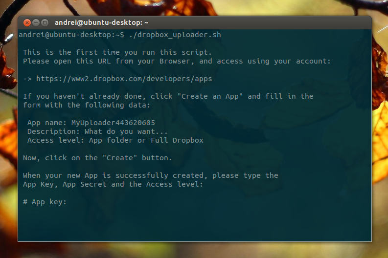 Dropbox Uploader Bash Script: Useful For Servers, Raspberry Pi And More ~ Web Upd8: Ubuntu ...