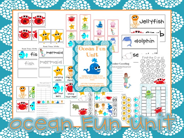 Ocean Fun Unit! - Win a FREE Copy! | creating & teaching