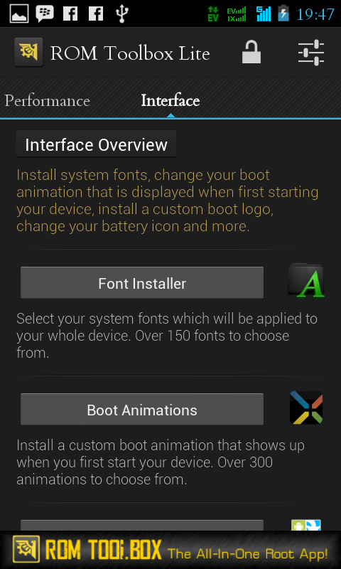 Cara Menggunakan ROM Toolbox Pro