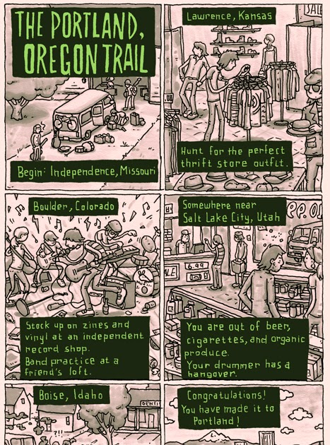 INCIDENTAL COMICS: The Portland Oregon Trail
