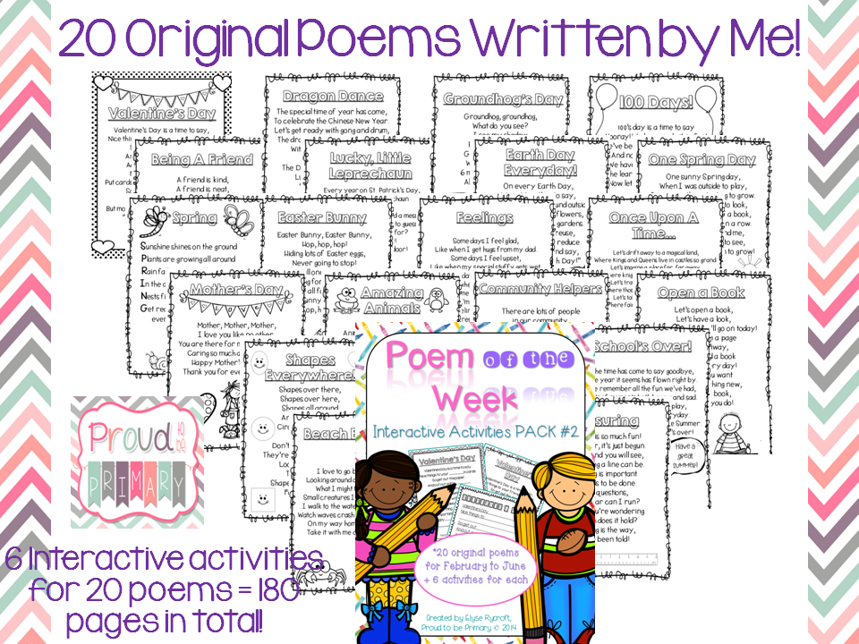 Proud To Be Primary Poem Of The Week Interactive Pack 2 20 SALE proud-to-be-primary-poem-of-the-week-interactive-pack-2-20-sale