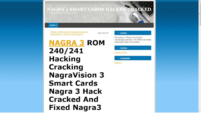 Nagra 3 Bookmarks: NAGRA 3 BLINKWEB SMART CARDS HACKED CRACKED - NAGRA 3