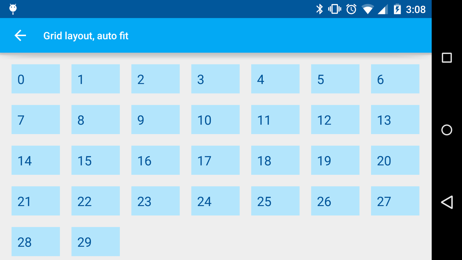 Square Island: RecyclerView: Autofit grid Square Island: RecyclerView: Autofit grid