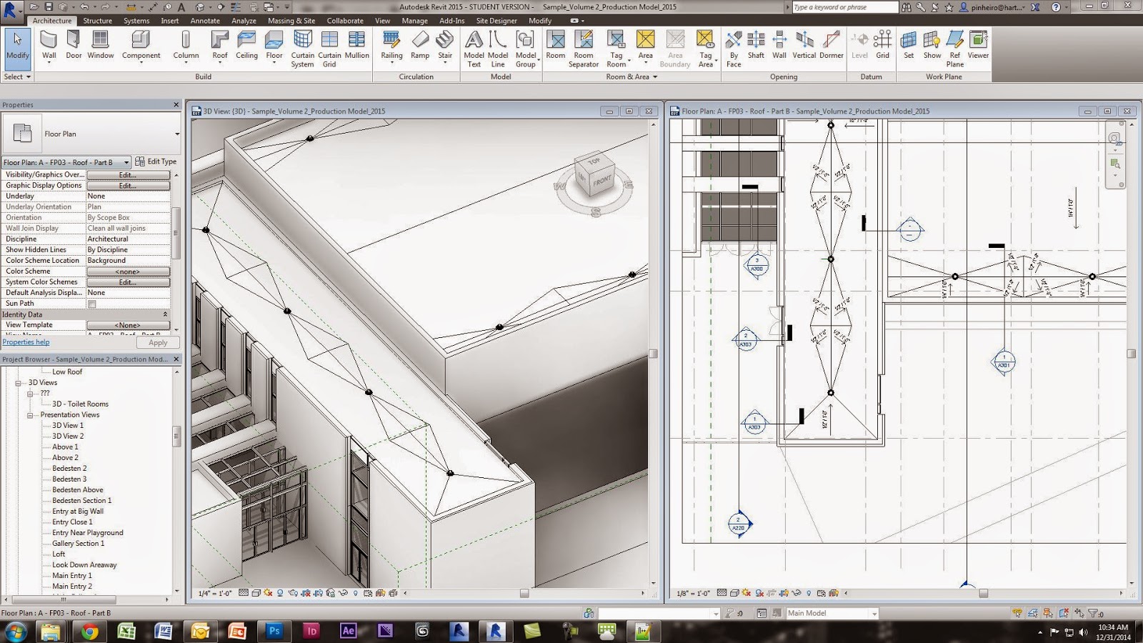 Revit Tutorial - Flat Roof Crickets and Documentation | TheRevitKid.com ... Revit Tutorial - Flat Roof Crickets and Documentation | TheRevitKid.com ...
