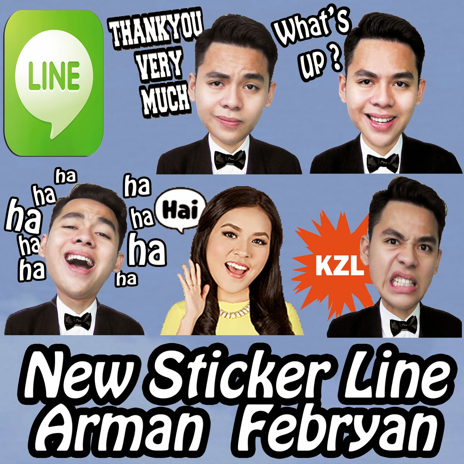 Arman Febryan: Sticker Line Arman Febryan
